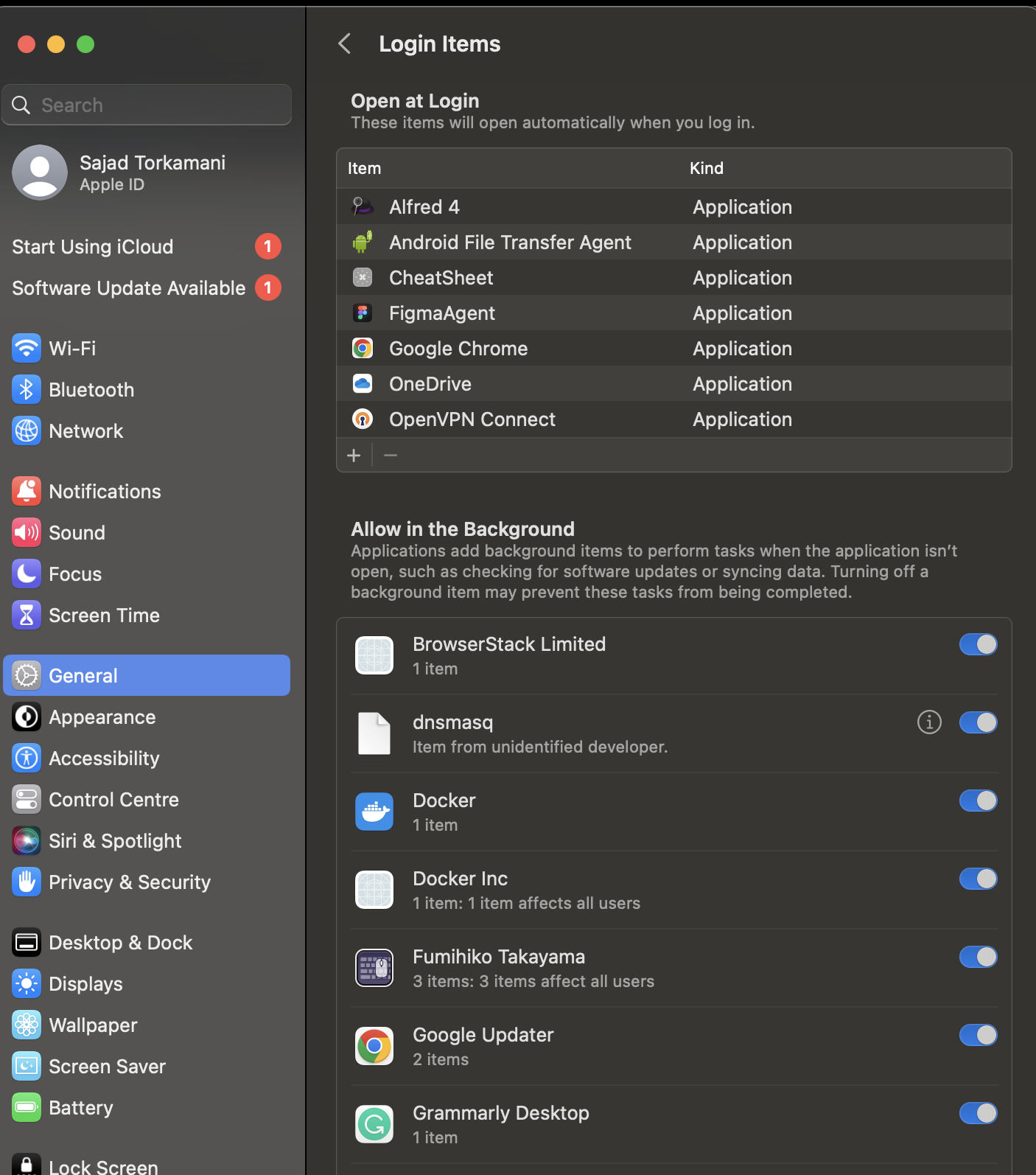 Macos Configure Start Up Programs Sajad Torkamani
