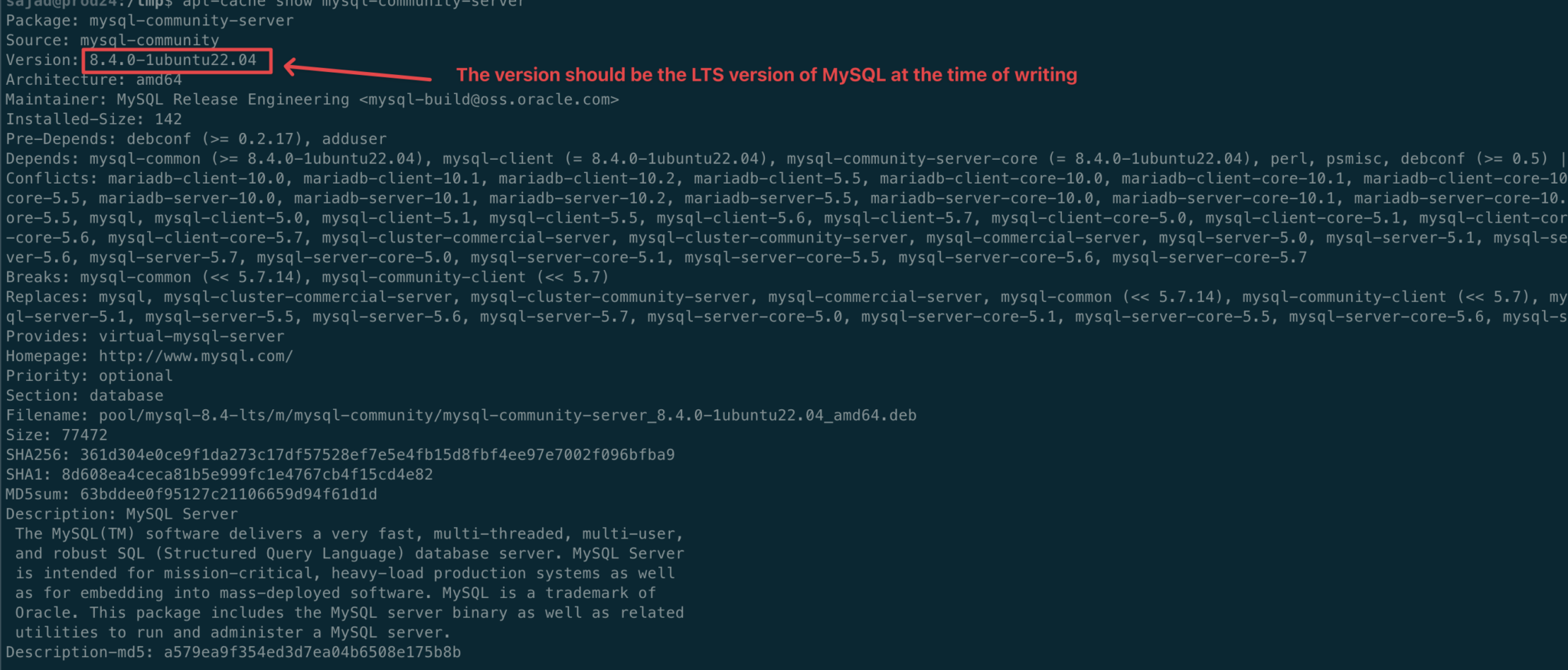 Install MySQL 8.4.0 on Ubuntu 22.04 | Sajad Torkamani